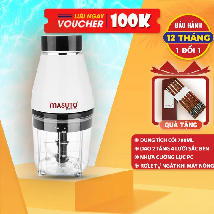 Máy Xay Thịt Đa Năng Masuto 0,6L Say Đá Hạt Siêu Nhuyễn Mịn Chỉ 10s ...
