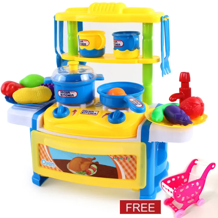 005B1 Dream The Suitcase Kitchen Cooking Play Set for kids FREE ...