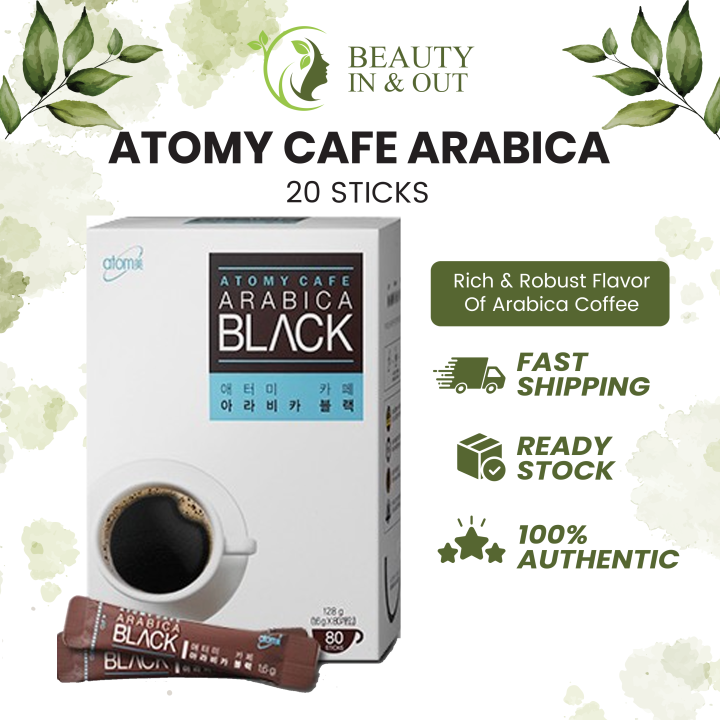 Atomy Cafe Arabica (20 Stick Bulk pack) Instant Coffee Arabica Coffee ...