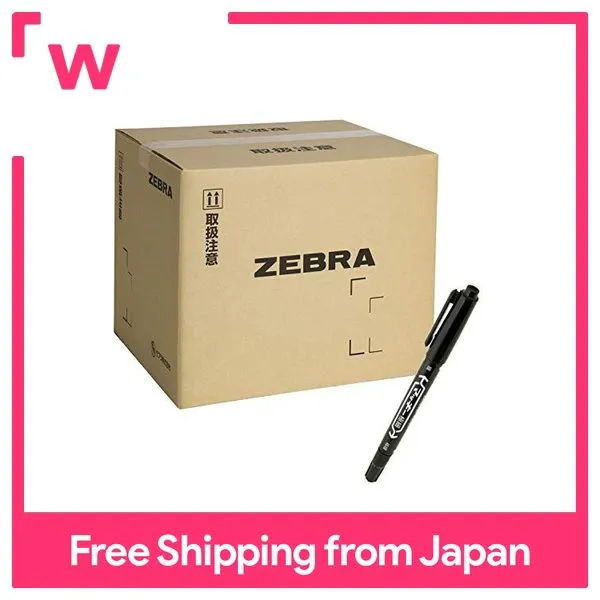 Zebra Oil-based Pen Mackie Superfine Black 1000 pens MO-120-MC-BK1000AZ ...
