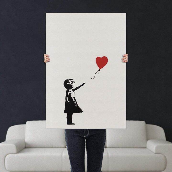 Banksy There Is Always Hope Girl with Red Balloon Wall Art Canvas Print ... Banksy There Is Always Hope Girl with Red Balloon Wall Art Canvas Print ...