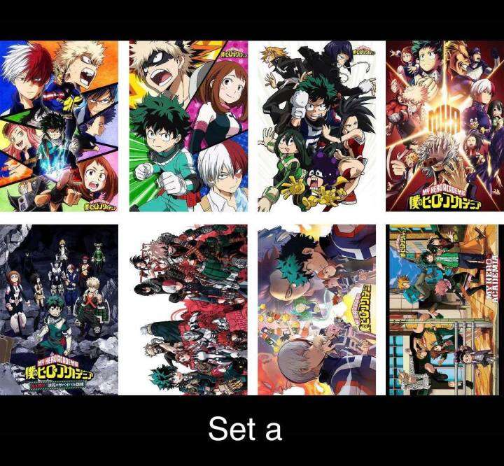 MY HERO ACADEMIA POSTERS 8 PIECES A3 Size | Lazada PH