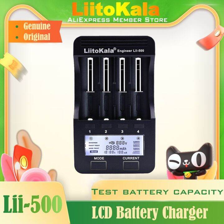 Genuine/Original Liitokala Lii-500 18650 Battery Charger 21700 26650 AA ...