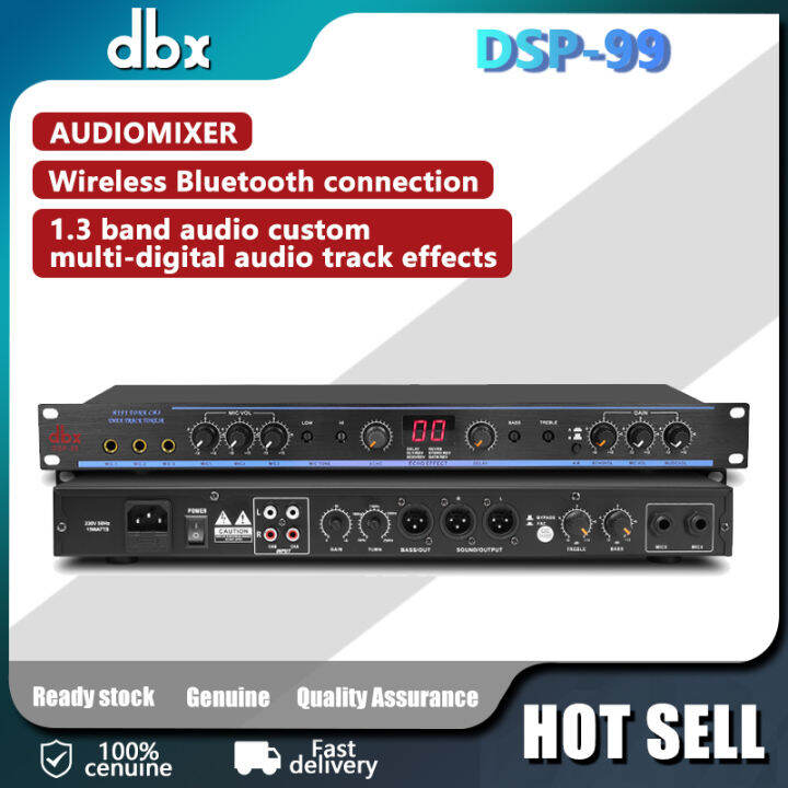DBX DSP-99 เอฟเฟกต์เสียงพรีสเตจระดับมืออาชีพ เอฟเฟกต์เสียงก้องกังวานคา ...