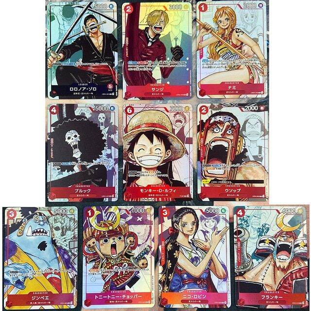 Anime Cards One Piece OPCG Replica Japanese Version Card Game OP01 ...