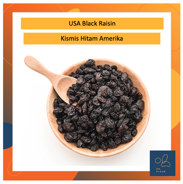 USA Black Raisin 250g seedless unsweetened / Kismis Hitam USA / 美国 黑葡萄干 ...
