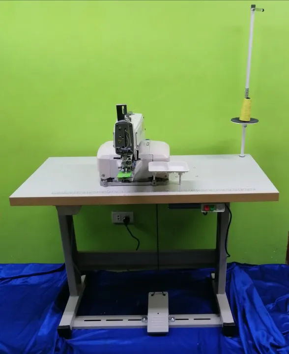 MACHINE/CROWN MODEL MB-1377 BUTTONSEW INDUSTRIAL SEWING MACHINE (BRAND ...