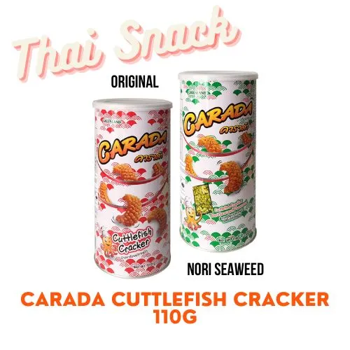 Thai Carada Cuttlefish Cracker 110g Original/Seaweed Flavoured | Lazada