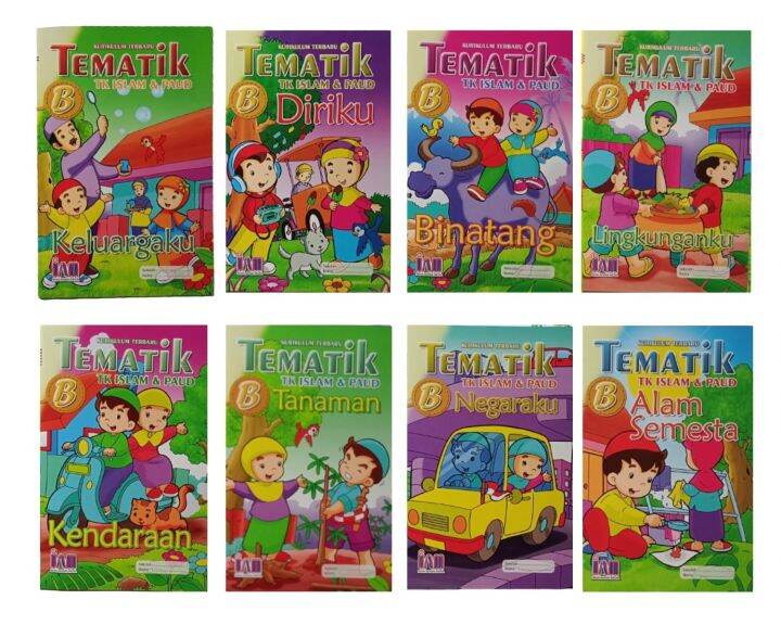 Paket Lengkap Buku Tematik Anak TK Islam Dan PAUD Kelompok B | Lazada Indonesia