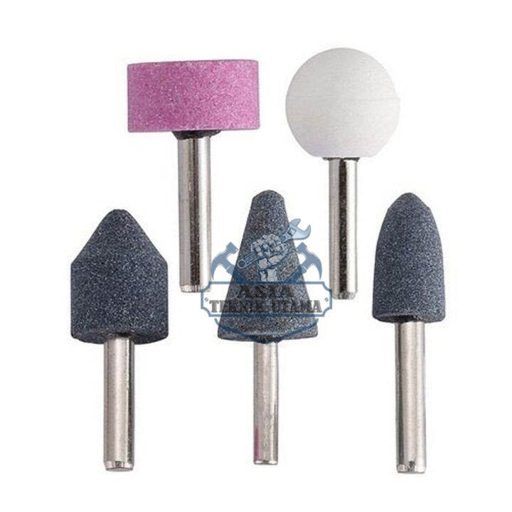 BISON 5 PCS SET BATU OSCO MATA BOR BATU GERINDA BOTOL MOUNTED STONE ...