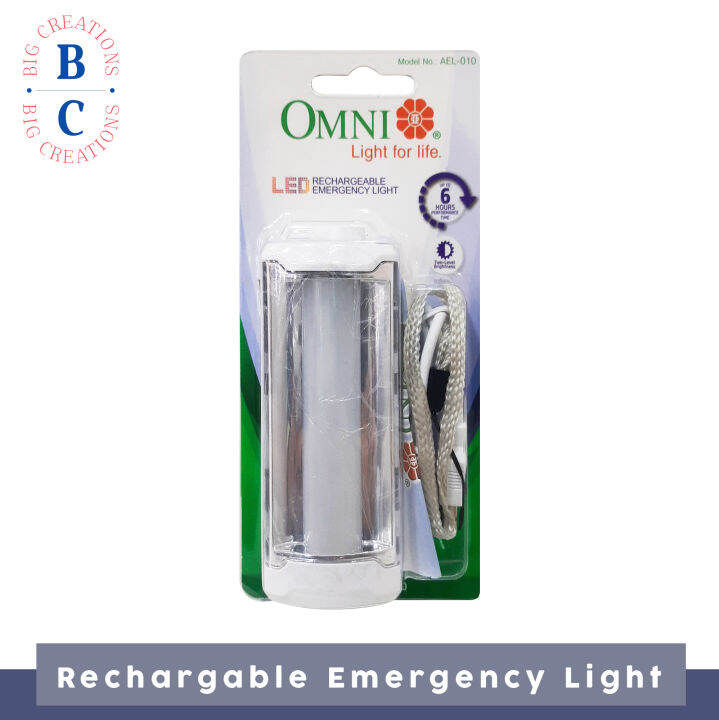 Omni LED Rechargeable Emergency Light | Lazada PH