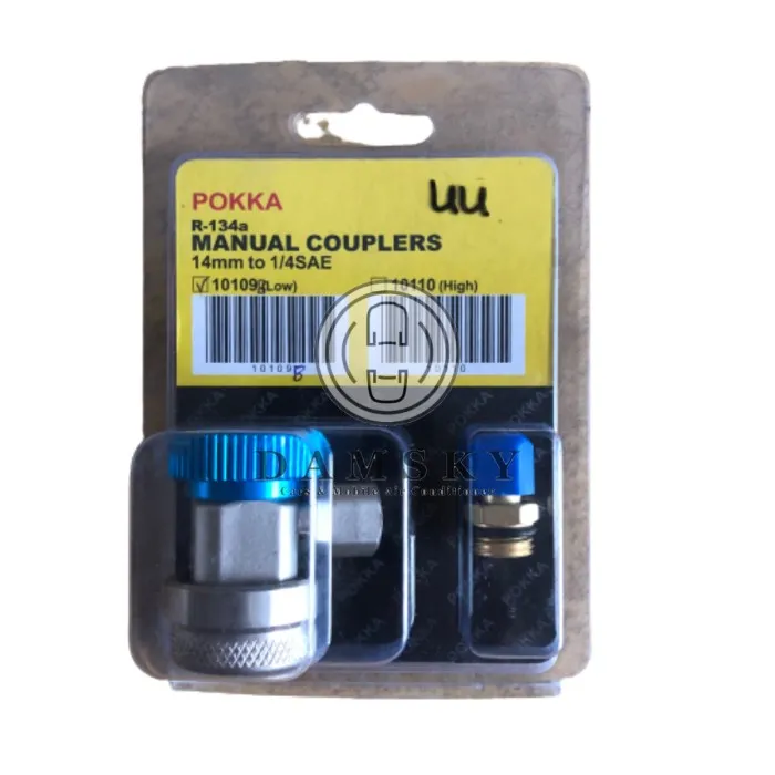 Quick Coupler R134a Manual Couplers Pokka Low | Lazada Indonesia