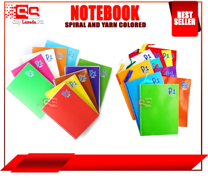 Color Coding Composition , Spiral & Yarn Notebook 45GSM 80LVS | Lazada PH