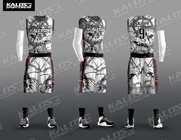 062 SEAFARER MARINE SEAMAN DESIGN BASKETBALL JERSEY SET SANDO AND SHORT ...