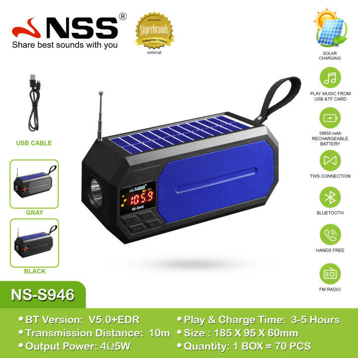 NSS - NS-S946 Wireless Bluetooth Speakers | Lazada PH