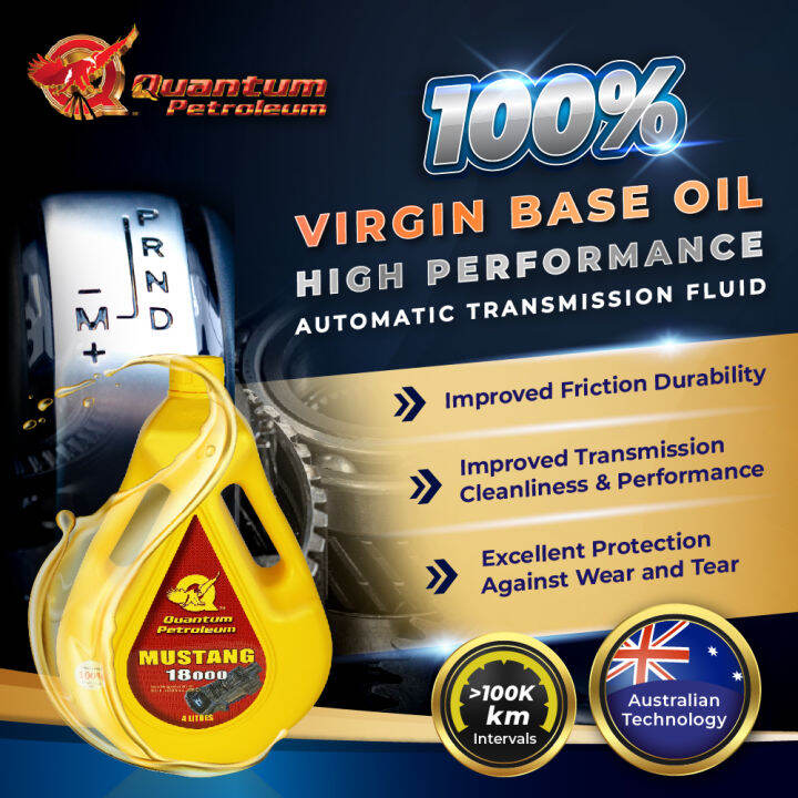 Quantum Petroleum Mustang 18000 Auto Transmission Fluid ATF Protects ...