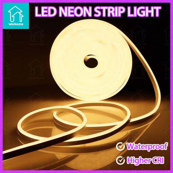 WeHome LED Silicone Strip Light 220V Neon Strip Lights Indoor/Outdoor Waterproof Decor Lighting ...