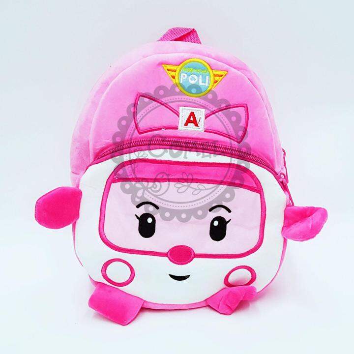 Comel Robocar Poli Amber Mini Backpack | Lazada