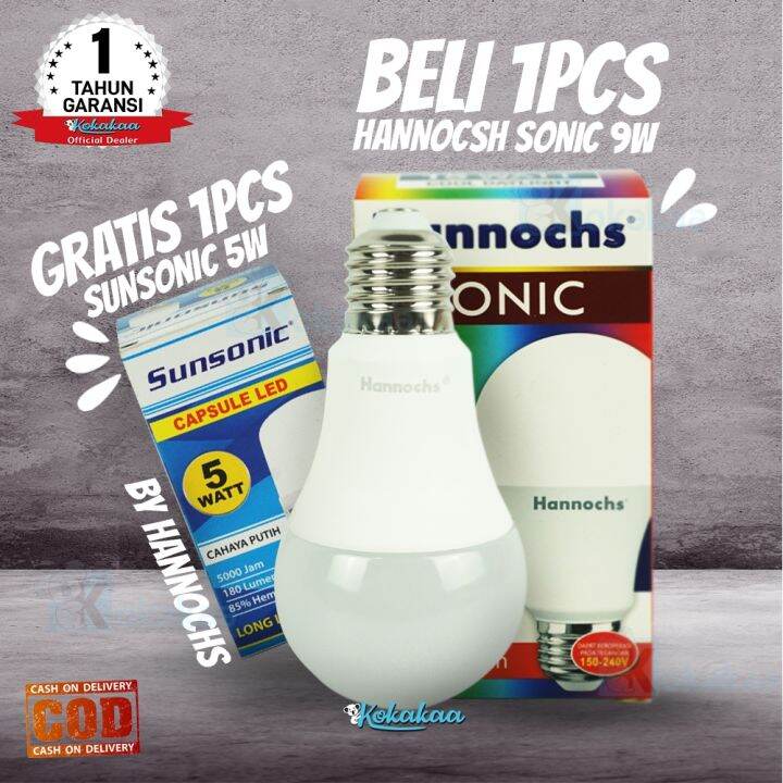 BUY 1 GET 1 HANNOCHS Sonic 9 Watt Gratis Sunsonic 5 Watt (By Hannochs ...