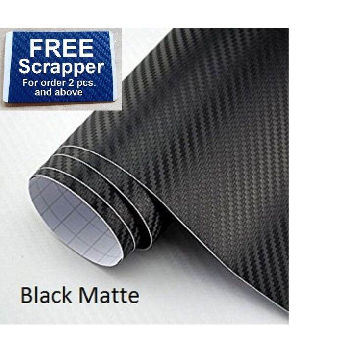 3D Carbon Fiber Sticker Black Matte 50cm x 50cm | Lazada PH
