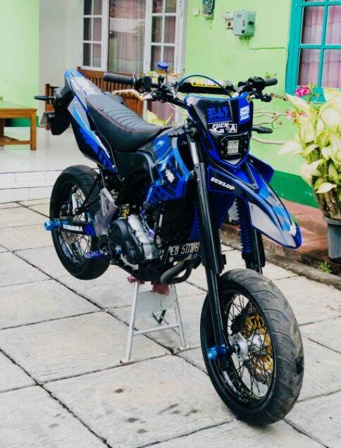 decal yamaha wr 155 dekal custom fullbody biru | Lazada Indonesia