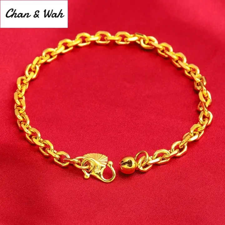 Chan Wah Malaysia Jewellery Emas 916 Original Lelong Rantai Tangan ...