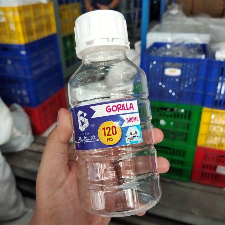 (ISI 120 PCS) Botol Chemical 500ml Botol Plastik Gorila 500ml Botol ...