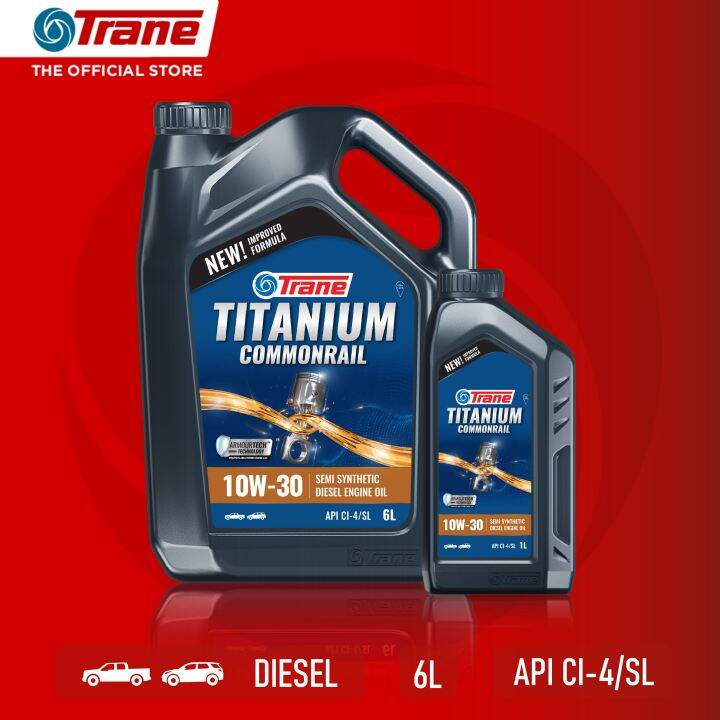 TRANE TITANIUM COMMONRAIL น้ำมันเครื่องกึ่งสังเคราะห์ 10W-30 สำหรับ ...