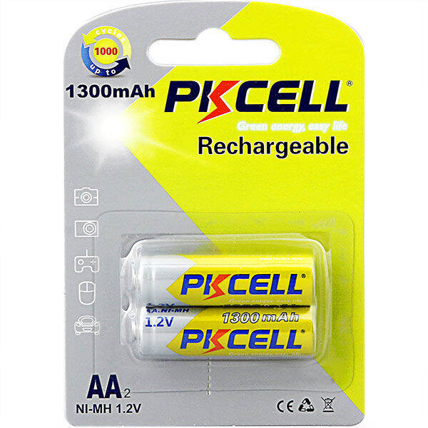 PKCELL Ni-MH Rechargeable Battery AA 1300mAh 2pcs | Lazada PH