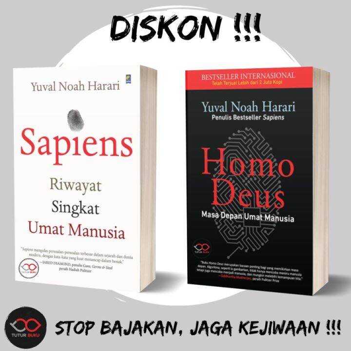 Paket Buku Yuval Noah Harari Homodeus Sapiens | Lazada Indonesia