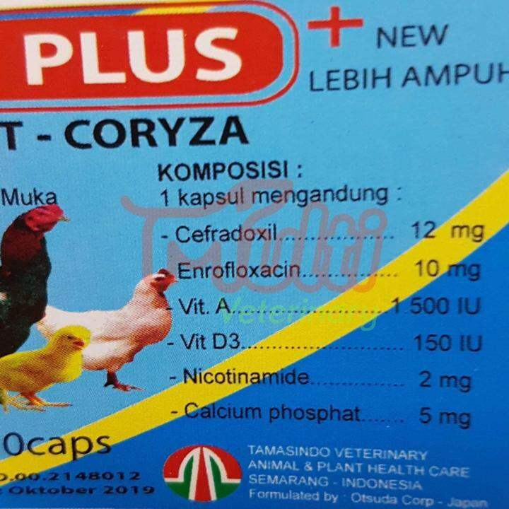 SNOT PLUS 10 Caps Obat Anti Snot Dan Coryza Ayam Batuk Pilek Bersin ...