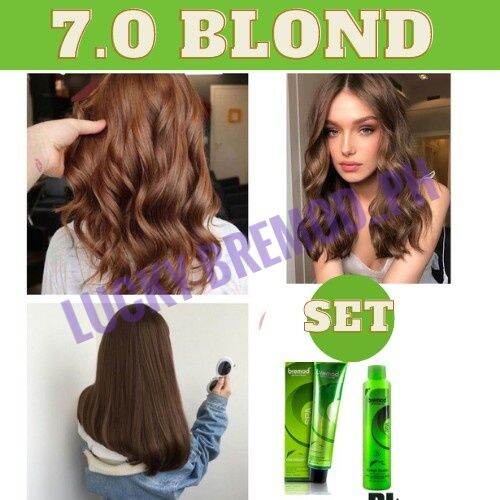 BREMOD 7.0 BLOND Hair color with Oxidizer Cream (100ml) | Lazada PH