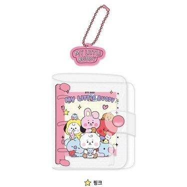 KOREA BT21 Goods My Little Buddy 3 Pocket Diary Planner (Pink / Yellow ...