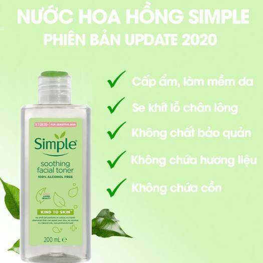 =Nước tẩy trang SIMPLE zavenci bổ sung ẩm làm sạch làm mịn và khiến da đều màu hơn ngăn ngừa da ...