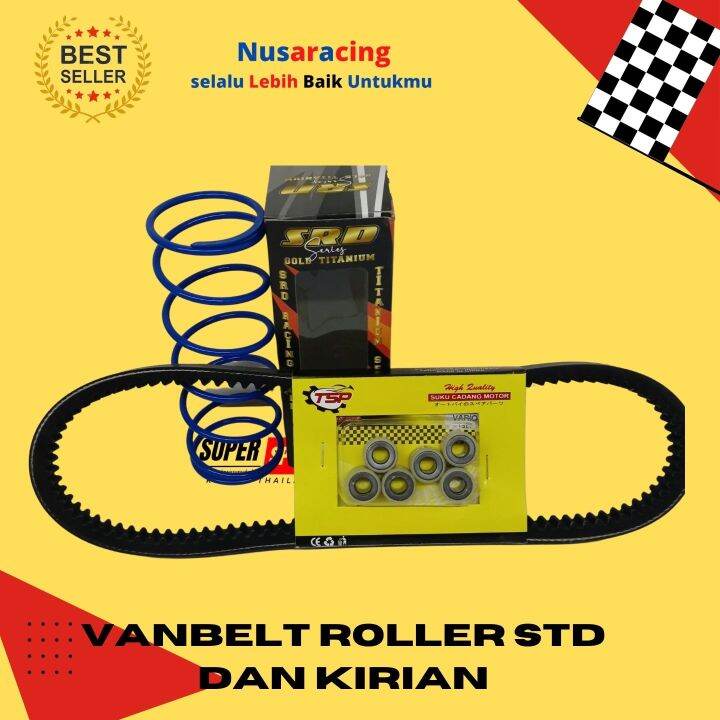 Upgrade Kirian dengan Vanbelt Roller CVT 1000 RPM untuk Beat Fi dan ...