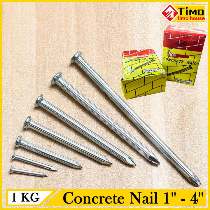 (per kilo) Concrete nail cement nails 1'' 1.5'' 2'' 2.5'' 3'' 4 ...