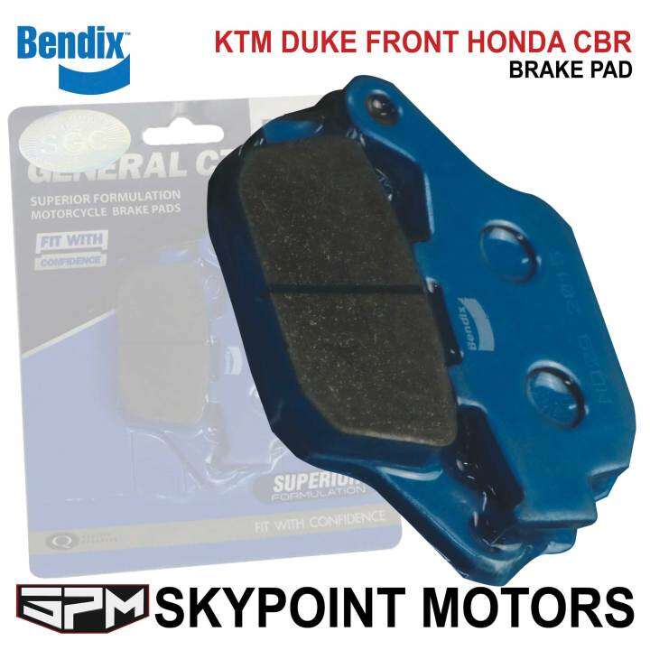 BENDIX SGC BRAKEPAD KTM DUKE FRONT HONDA CBR MD29 (9116-214) | Lazada PH