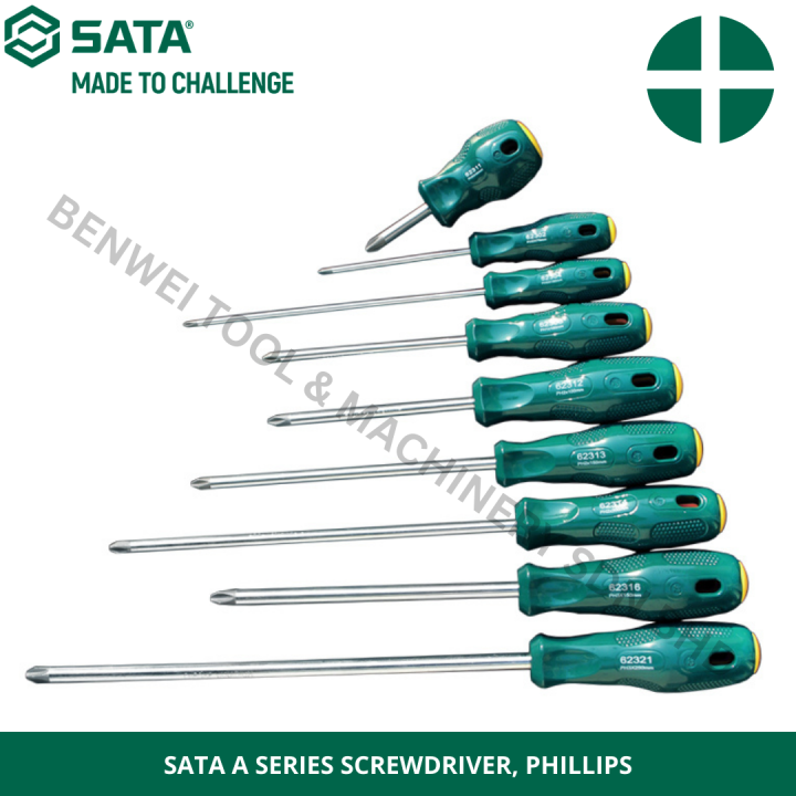 SATA A SERIES SCREWDRIVER, PHILLIPS / BUNGA SCREWDRIVER / CROSS HEAD ...