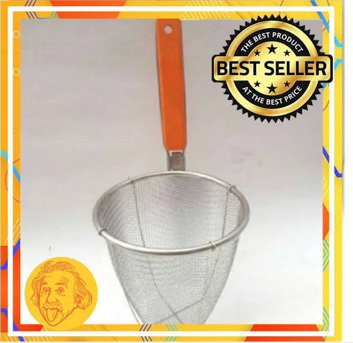 (FREE BUBBLEWRAP) Saringan Mie Kocok Telur Serok Stainless Strainer ...
