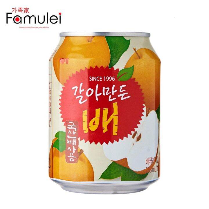 Haitai Korean Crushed Pear Juice Drink Can 238ml | Lazada PH