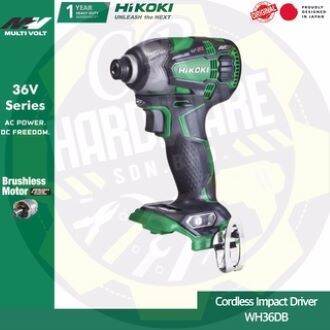 HITACHI HIKOKI MULTI VOLT WH36DB 36V CORDLESS IMPACT DRIVER | Lazada