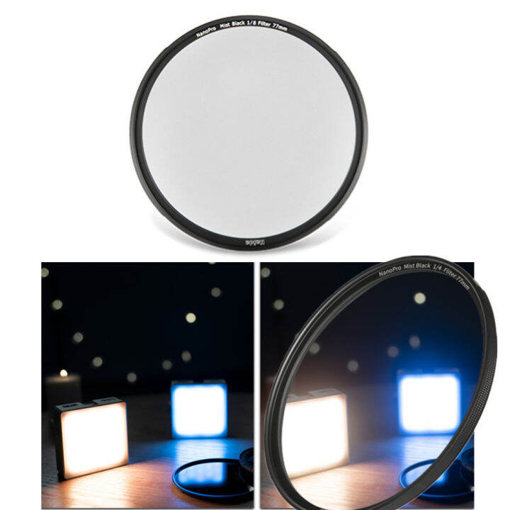 Black Pro Mist 1/4 1/8 Soft Focus Diffuser Lens Filter Protector as ...