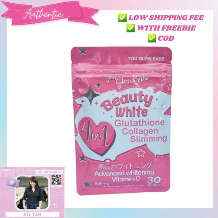 Snow caps glutathione capsule YOU GLOW BABE BEAUTY WHITE GLUTATHIONE ...