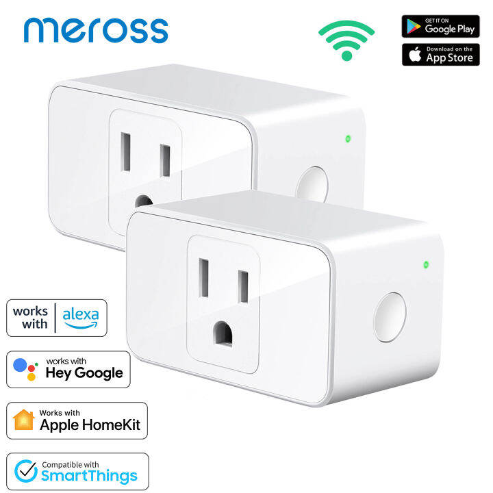 Meross HomeKit Smart Plug Mini WiFi Socket USJP Version APP Remote Voice Control Support Alexa ...