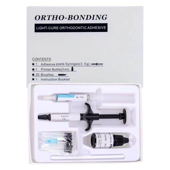 Dental Orthodontic Bonding System Metal Bracket Light Cure Adhesive ...
