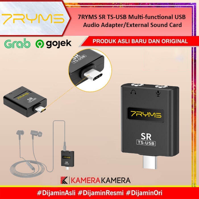 7RYMS SR TS-USB 3.5mm to USB Type-C Adapter External Sound Card | Lazada Indonesia