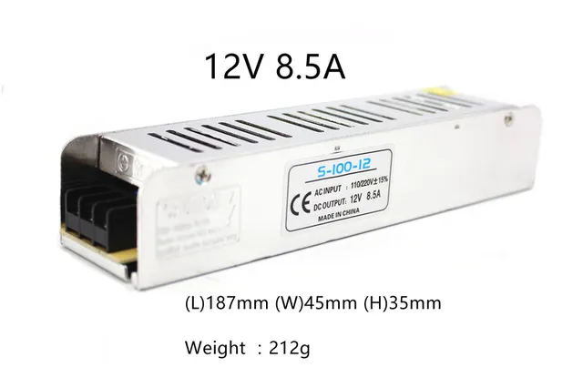 Led 220V To Power Supply Led Trafo Driver 12V Power Lighting Transformer 36W 60W 100W 120W 150W ...