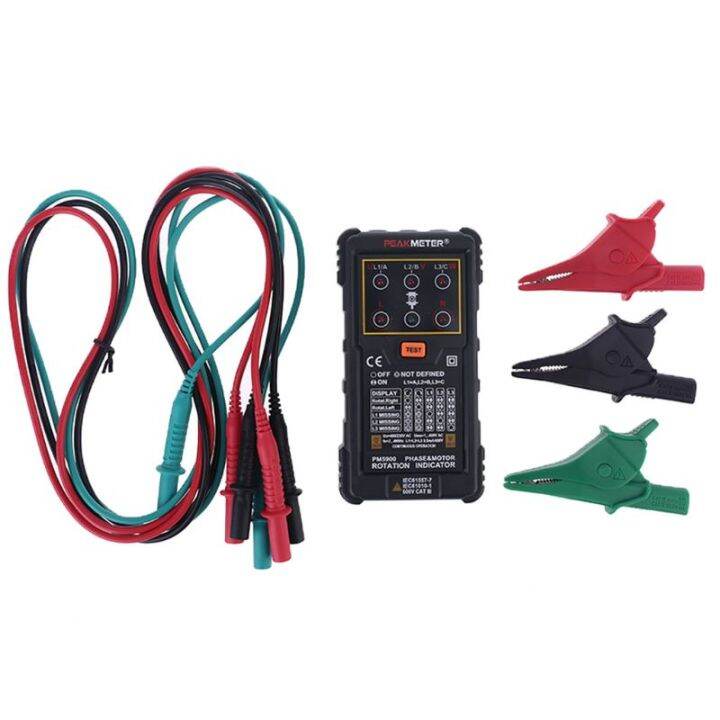 Upgraded PM5900 3 Motor Rotation Indicator Meter Sequence Tester Rotary ...