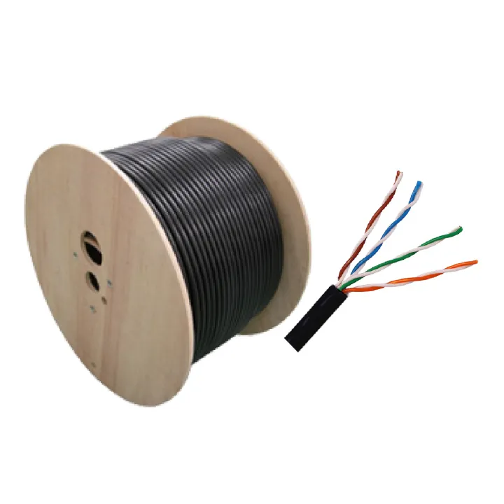 UTP Cable Cat6 Outdoor 100M สายแลน (ภายนอกอาคาร) ยาว 100 เมตร (Black ...