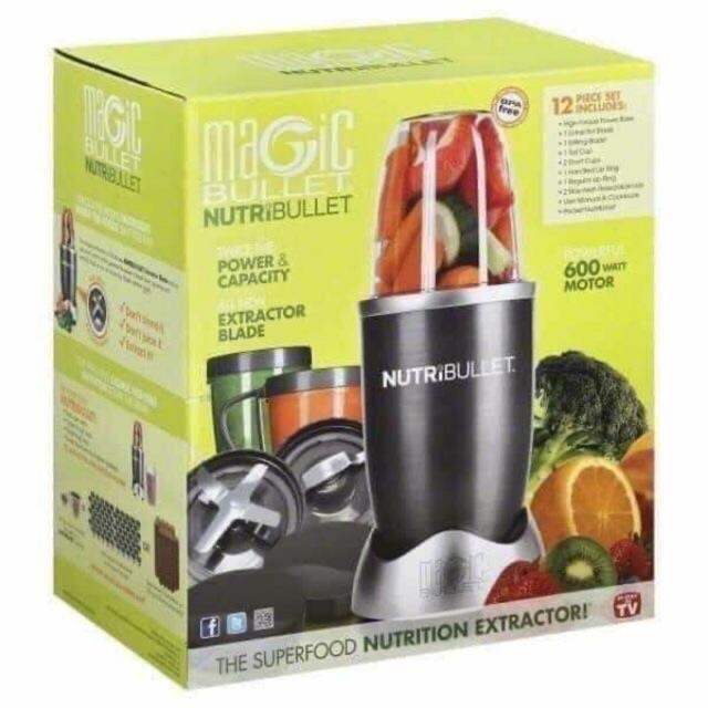 TV035 Magic Bullet Nutribullet 12-Piece High Speed 600W Juicer | Lazada PH